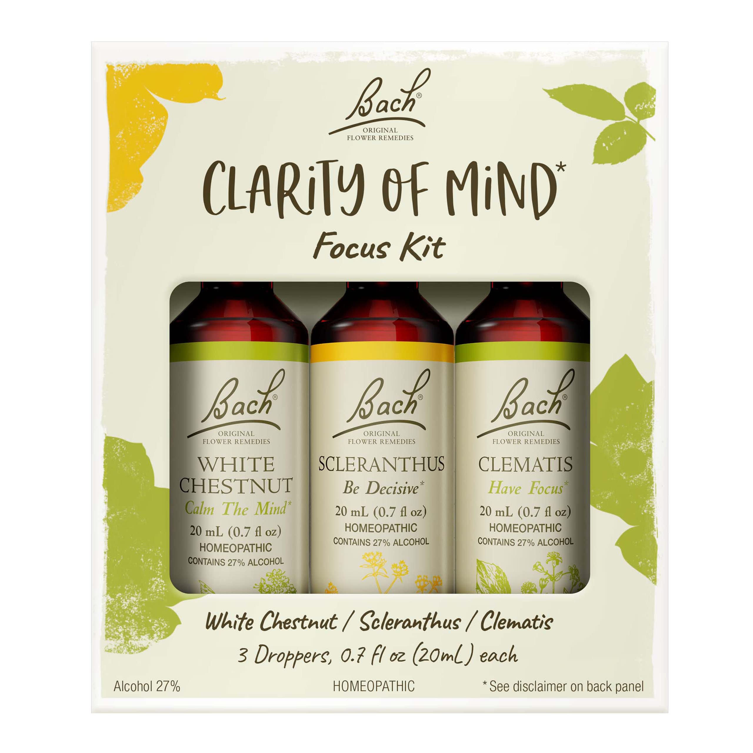 Bach Original Flower Remedies Clarity of Mind Kit – Focus & Mindfulnes ...