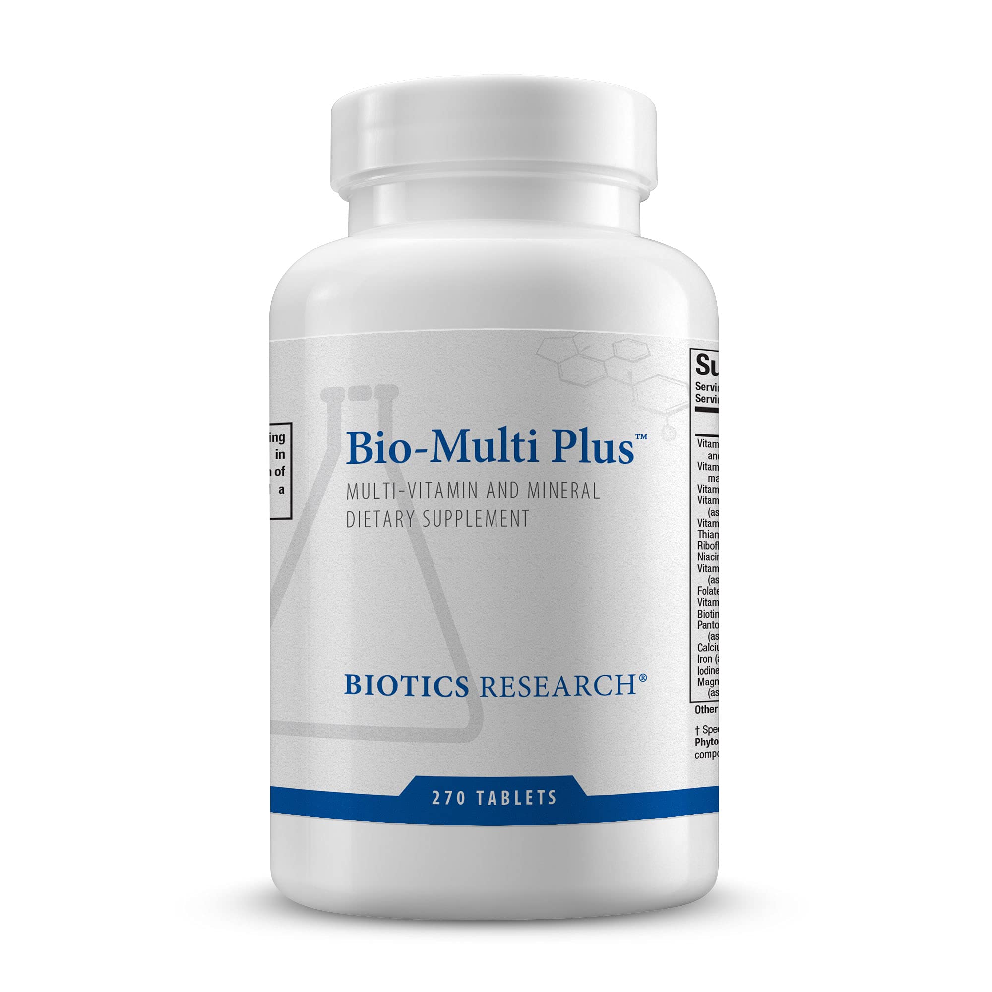 Biotics Bio-Multi Plus – Multivitamin/Mineral with Plant-Based Trace M ...