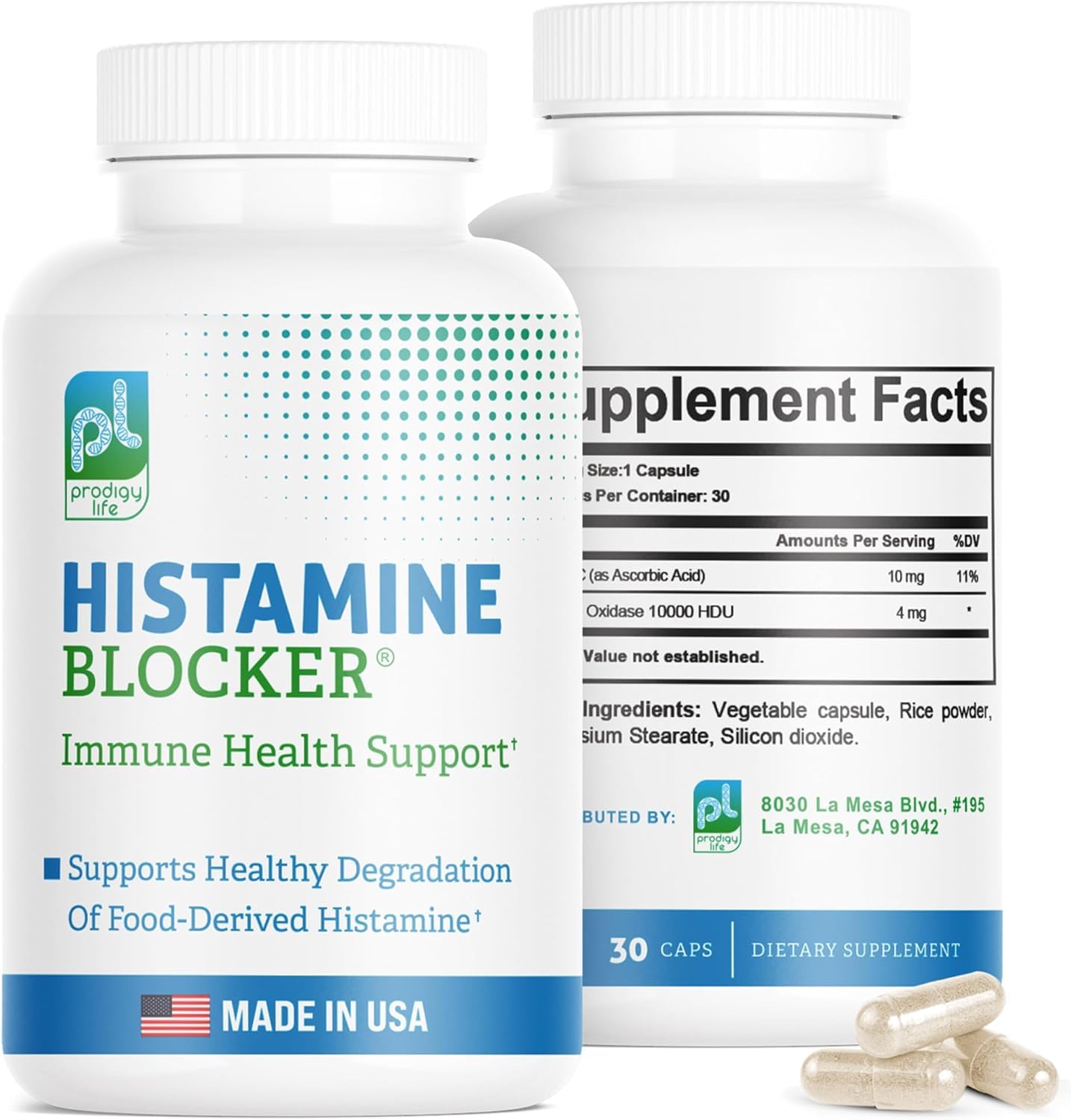 DAO Supplements Histamine Blocker – Advanced DAO Enzyme for Histamine ...