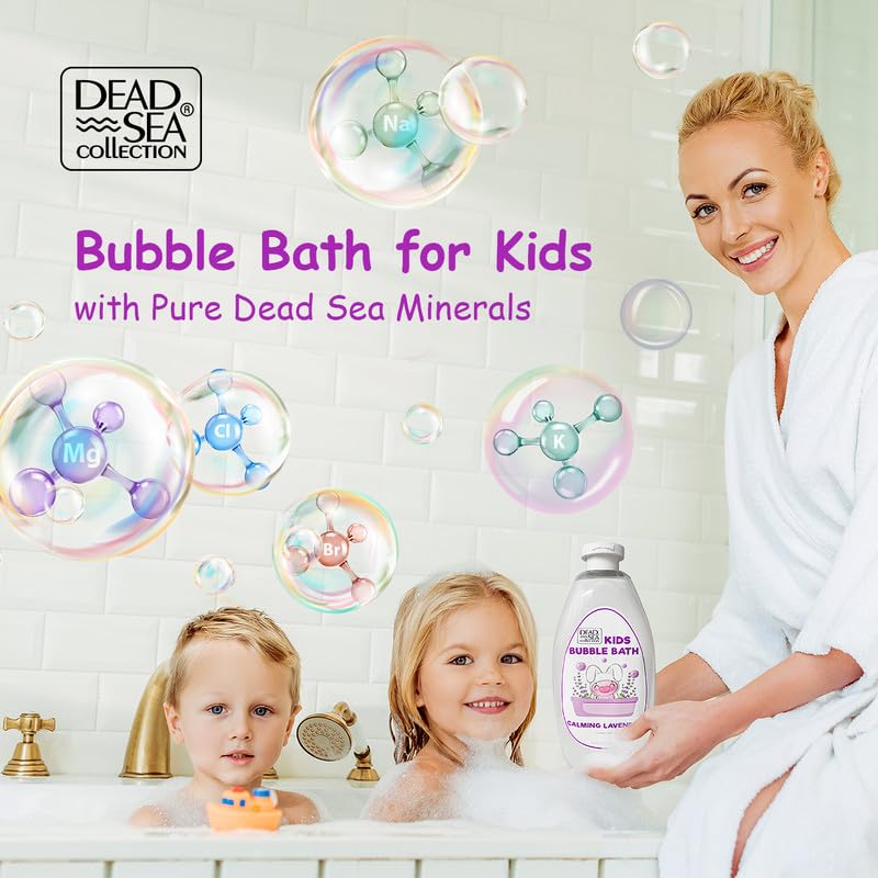 Dead Sea Collection Bubble Bath for Kids with Lavender – 2 x 33.8 fl o ...