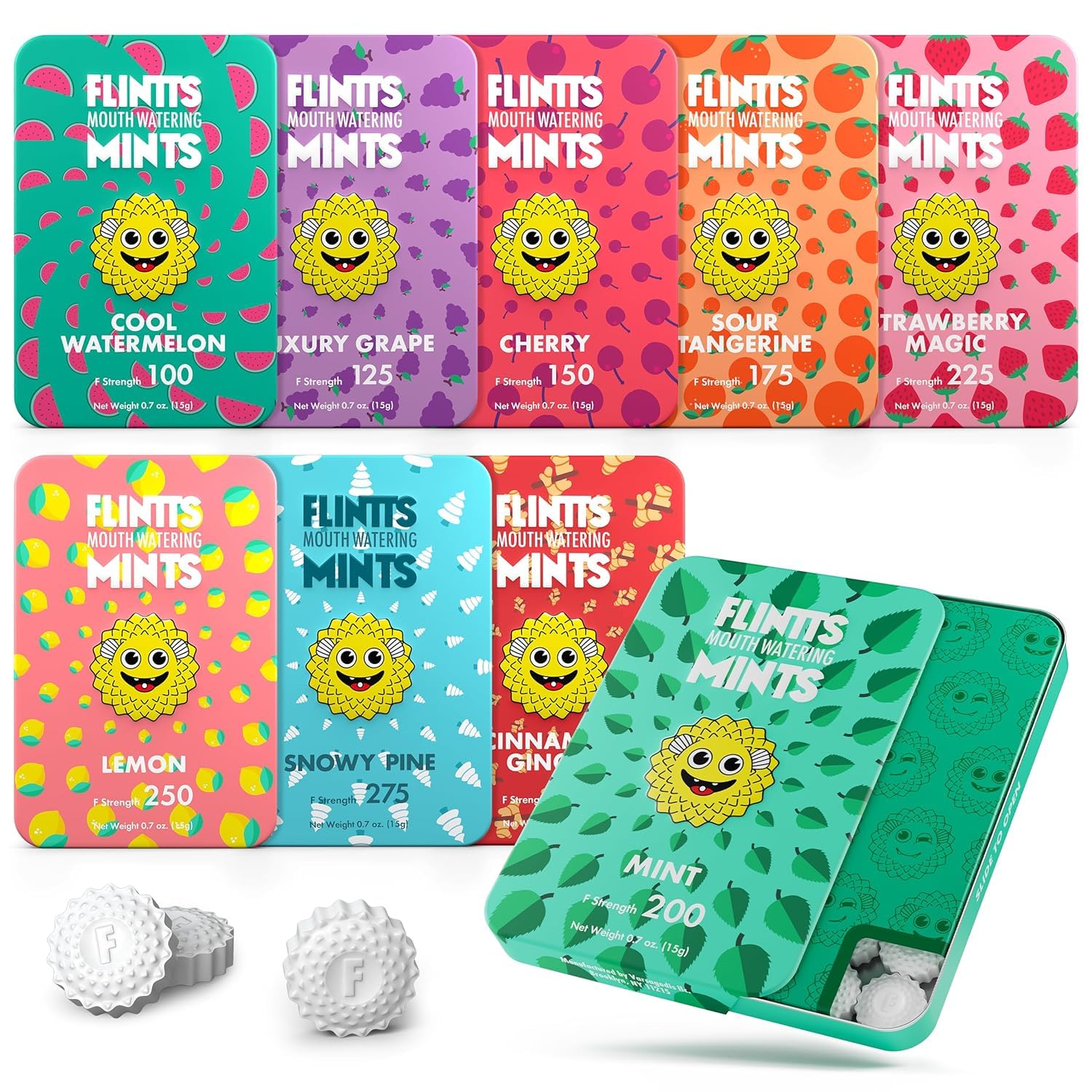 Flintts Mints Full House – Sugar Free Dry Mouth Mints for Fresh Breath ...