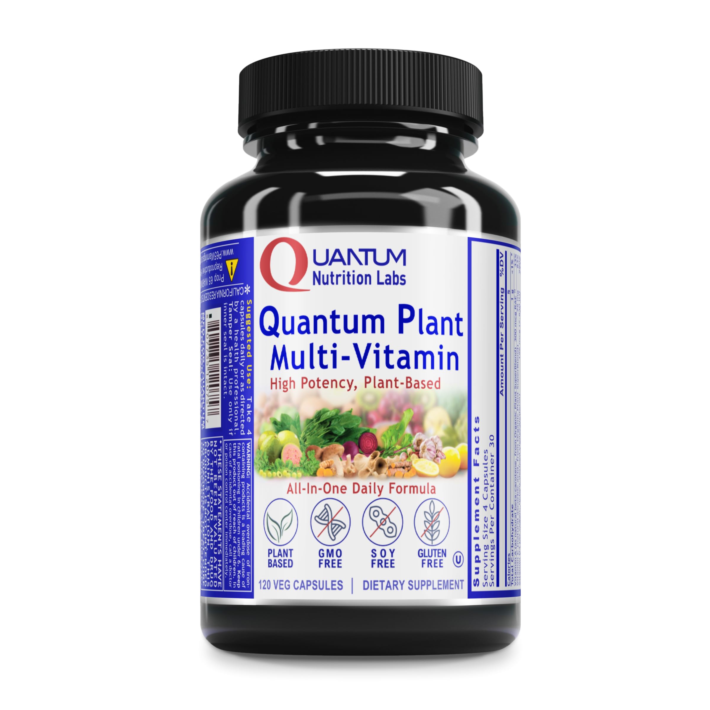 QNL Quantum Plant Multi-Vitamin – Complete Plant-Based Multivitamin fo ...