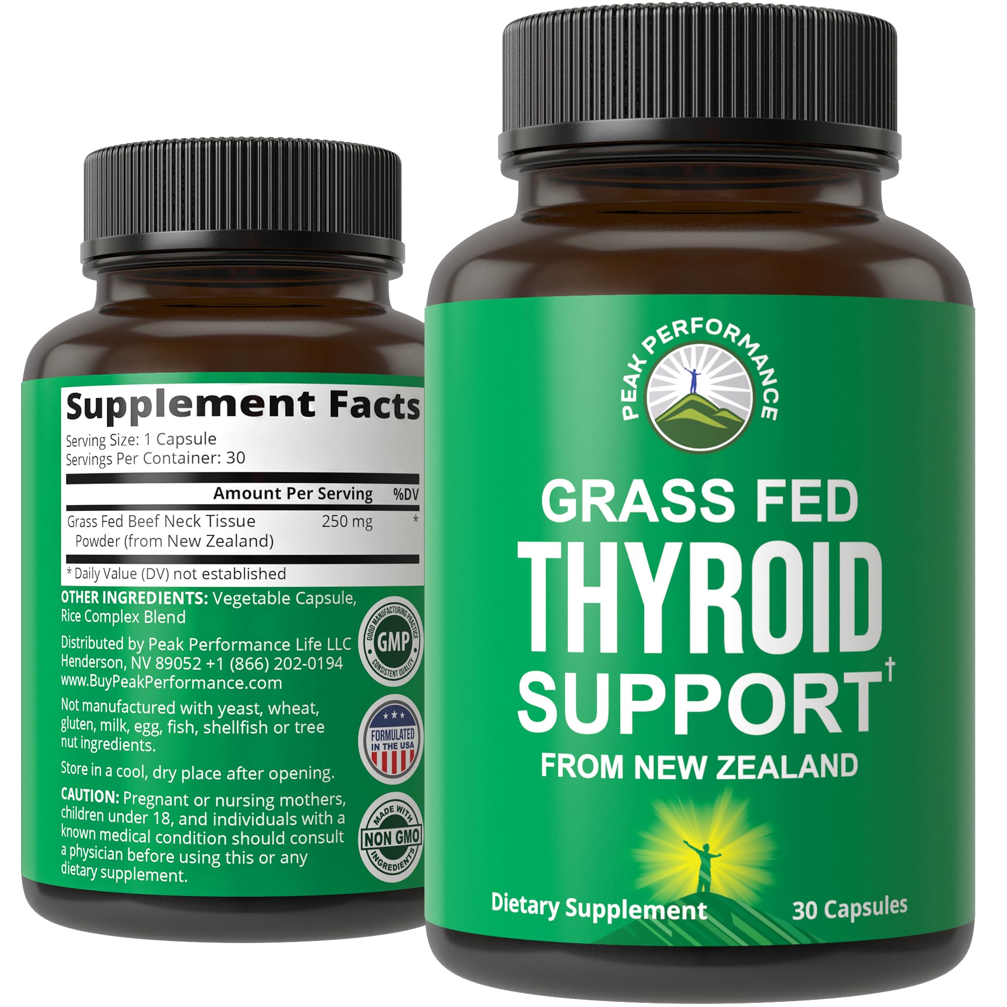 Raw Desiccated Thyroid Supplement | Grass-Fed NZ Beef Neck & Thyroid C ...