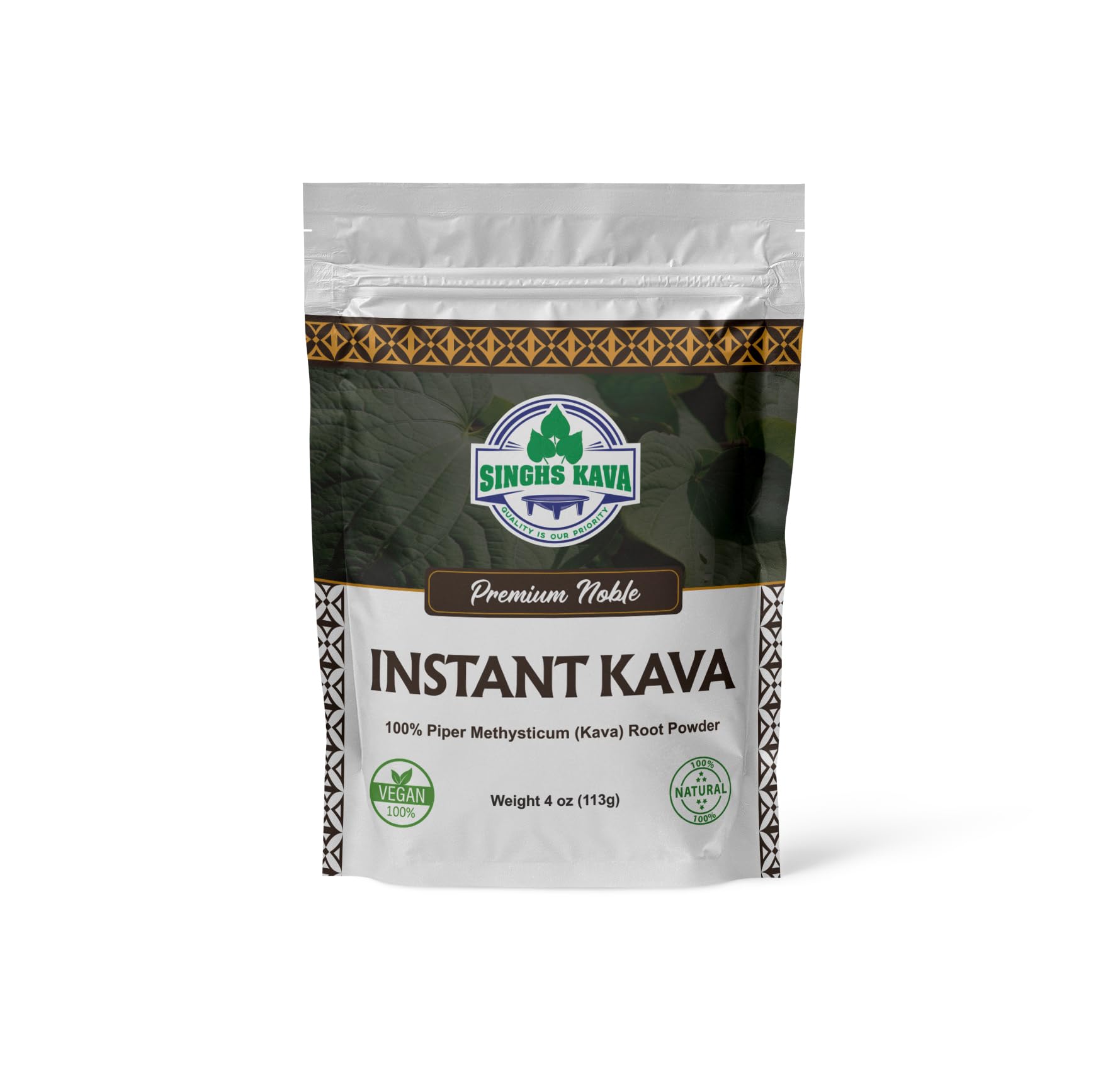 SINGHS Micronized Instant Kava Powder – Fijian Kava, 4oz (No Prep ...
