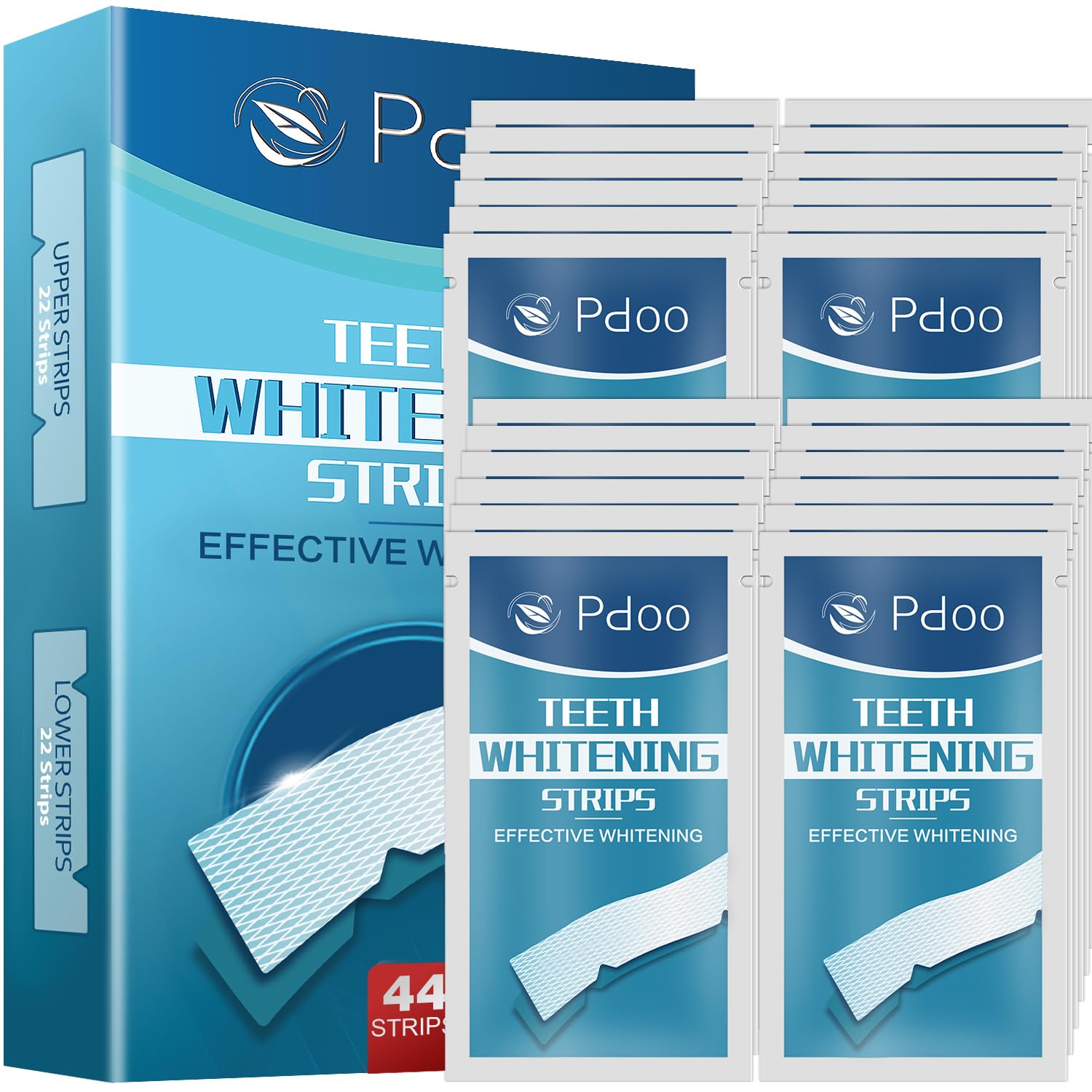 Teeth Whitening Strips - 22 Treatments, 44 Strips for Sensitive Teeth – British Vita | Premium ...