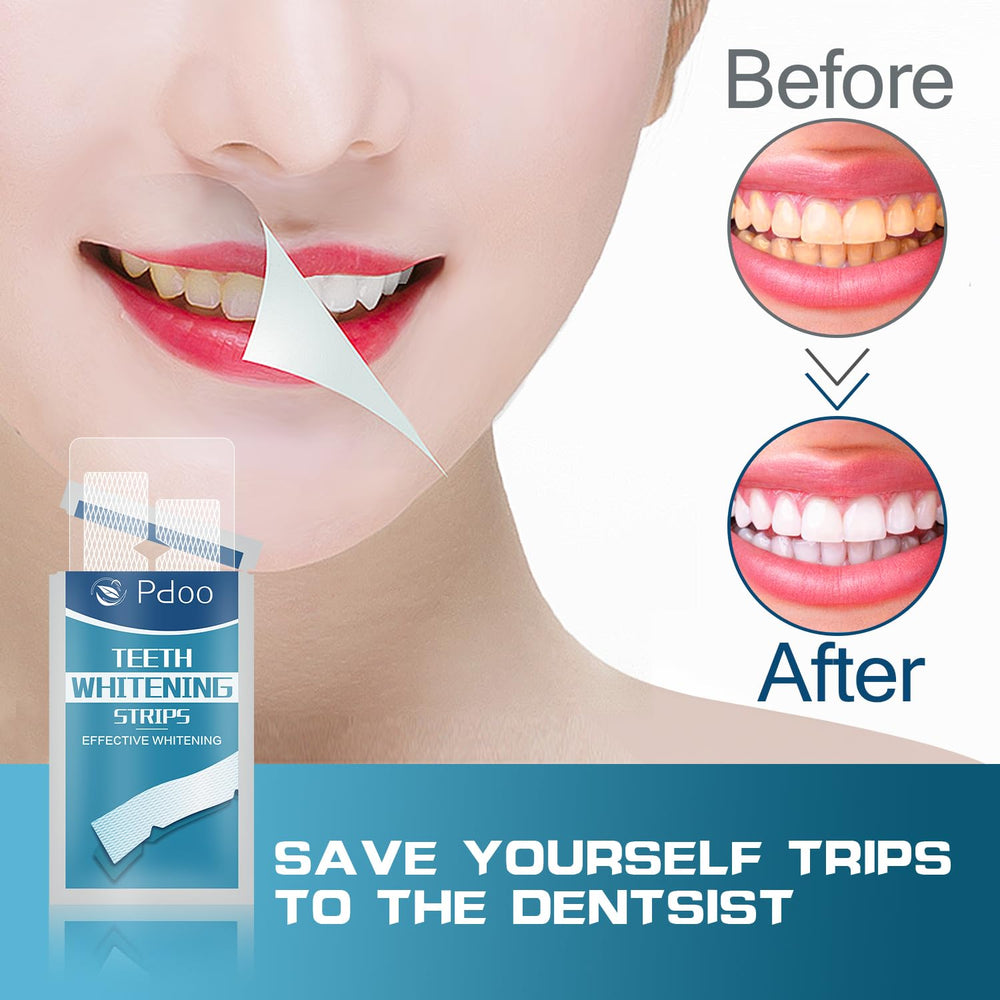Teeth Whitening Strips - 22 Treatments, 44 Strips for Sensitive Teeth – BritishVita | Premium UK ...