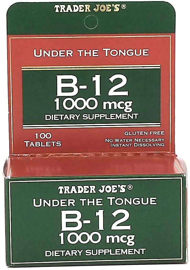 Trader Joe's Under The Tongue B-12 1000 mcg Dietary Supplement - 100 T ...